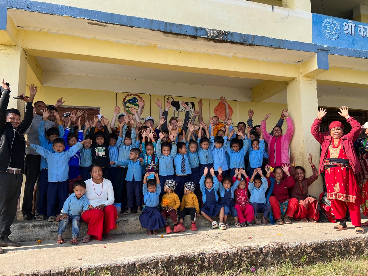 Gogane Primary School Playground Safety Boundary Wall - Active Hearts ...